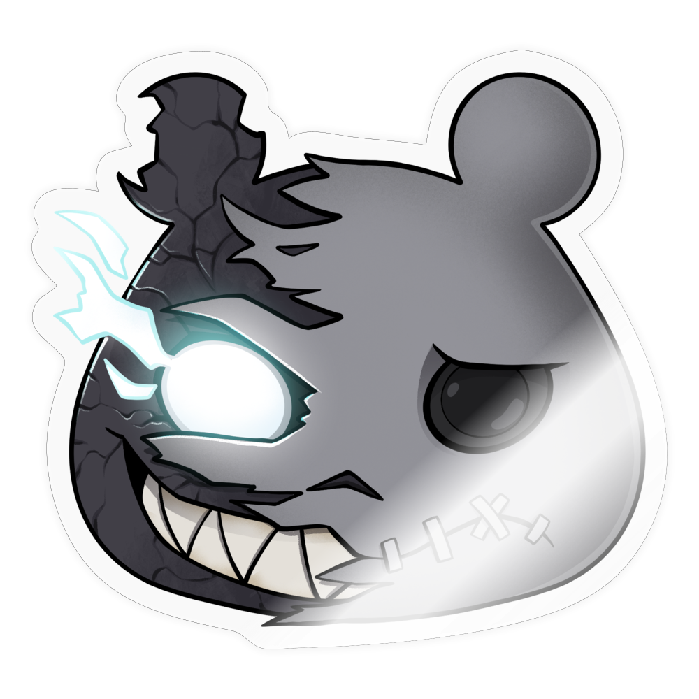 White Eyes Crest Sticker – Hiwez Illustrations